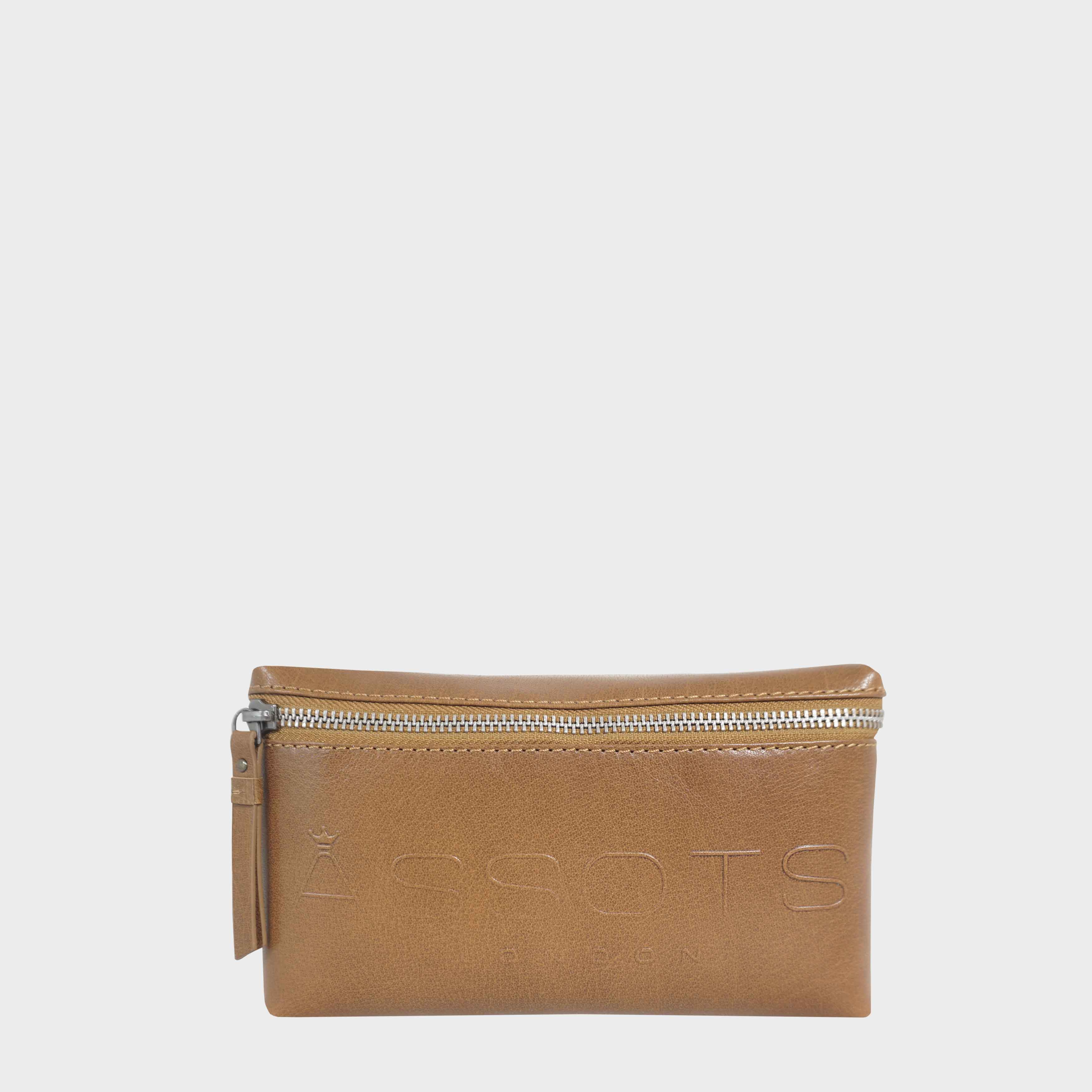 'Harry' Tan Real Leather Bum Belt Unisex Bag Fanny Pack – Assots London